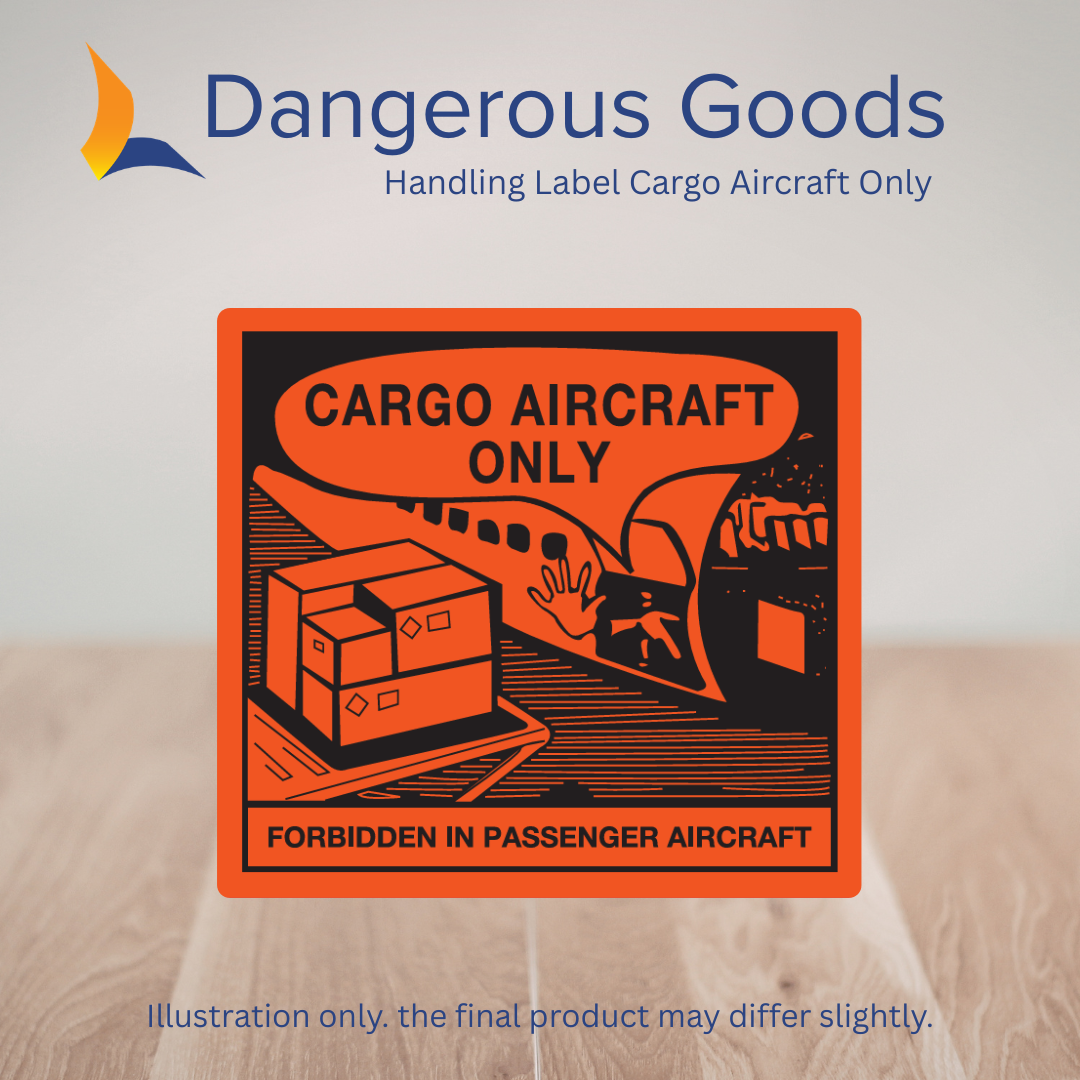 Handling Label Cargo Aircraft Only – Label Power Pty Ltd