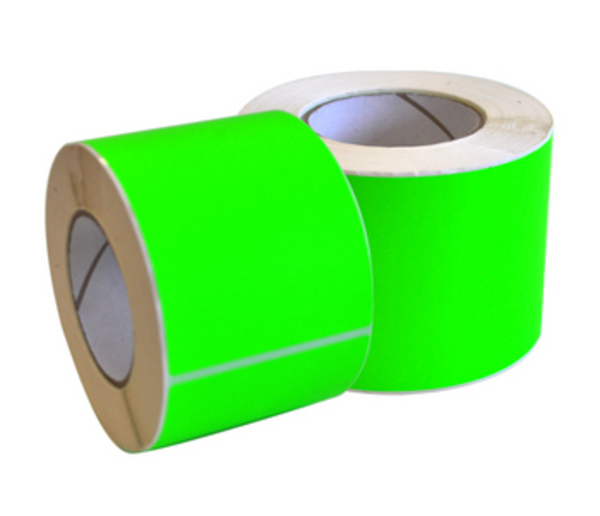OKI PRO 125mm x 120M Fluorescent Green Labels Laser Paper Permanent ...