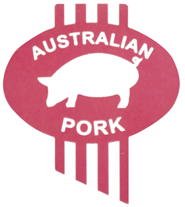 Food Butcher Label 52x59mm Australian Pork Self Adhesive Labels