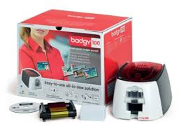 Badgy 100 Plastic Card Printer Kit