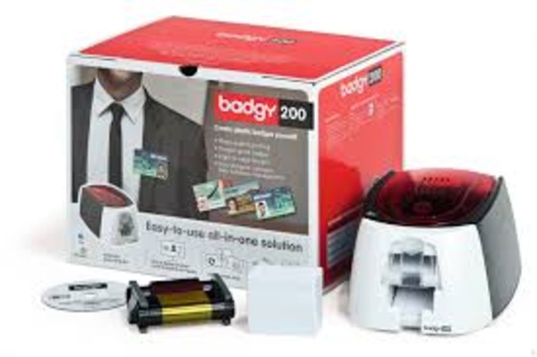 Badgy 200 Plastic Card Printer Kit