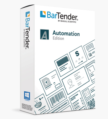 BarTender 2022 Starter Label Design Software, BTA-10 Automation Edition ...