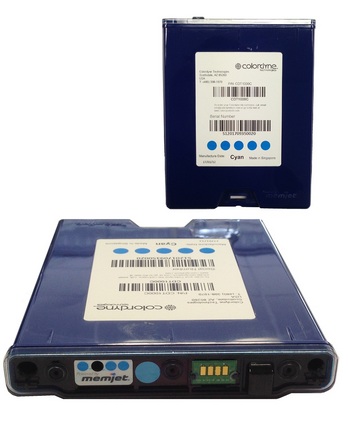 Colordyne 1600C Cyan Ink Printer Cartridge for Colordyne Label Printers