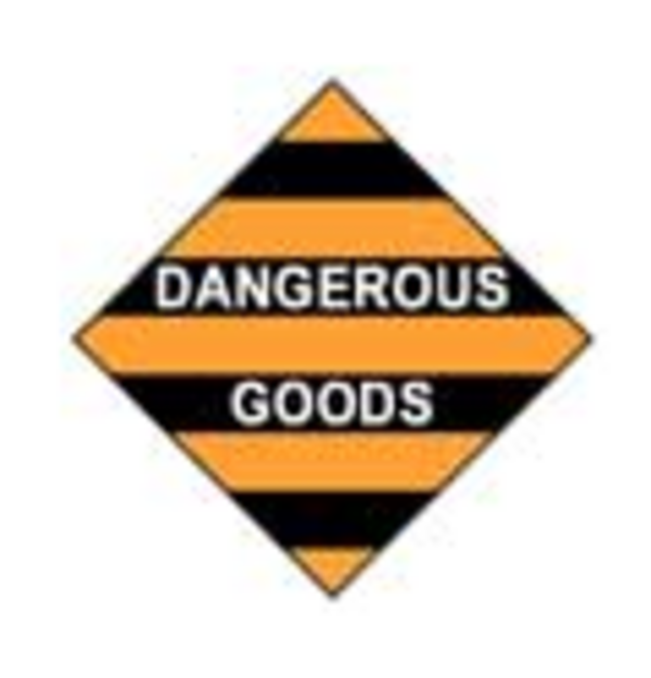 Dangerous Goods Sticker Labels (Mixed Class) 1000 Count - 100x100 mm