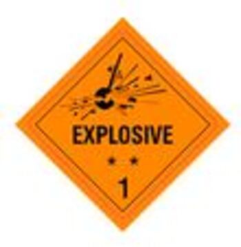 Explosive 1 - Dangerous Goods Sticker Labels