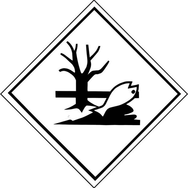 Marine Pollutant - Pre-Printed Dangerous Goods Labels Stickers 100x100mm