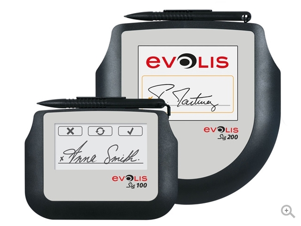 Evolis Sig100 Signature Pad Captures Biometrics